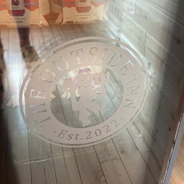 Personalised Beer Fridge / Window / Bar / Shop Window Decals - Etsy UK