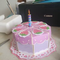 BIRTHDAY CAKE Exploding Box SVG Download Digitale Progetto per Scanncut ...