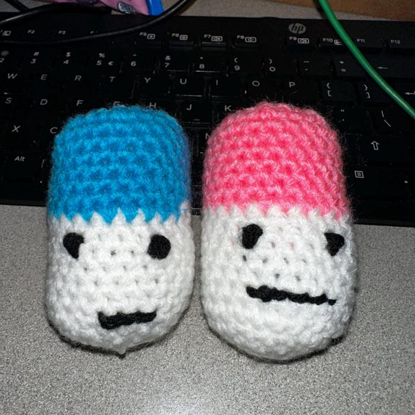 Chill Pill Crochet Pattern, Crochet Pattern, Chill Pill, Crochet Chill ...