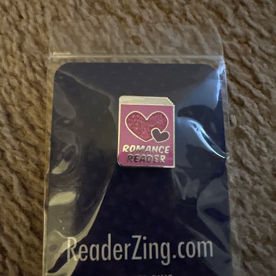 Romance Reader Enamel Pin - Etsy