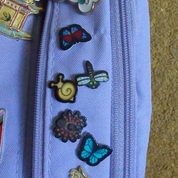 Mini Animal Pins Set Bugs Fish Sea Creatures Gyroids Star Fragments ...