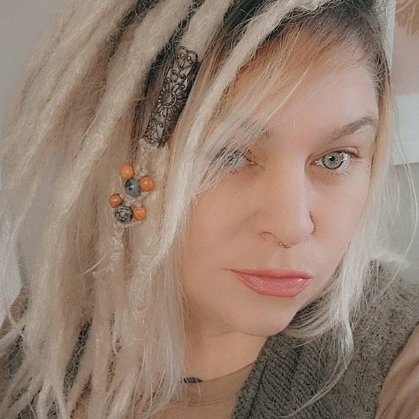 ONE Made to Order Natural Earth Hairwrap, Dreadwrap, Fabric Loc ...