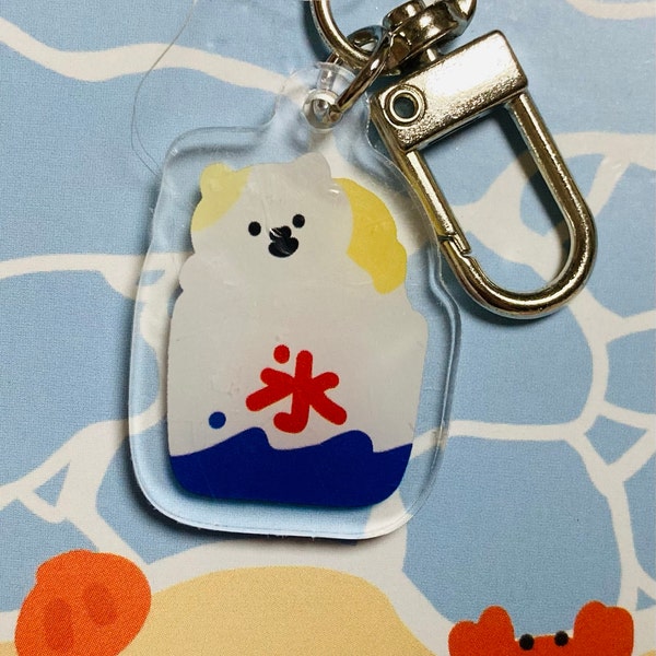 Rice Cake Puppy in Spring Card Holder Cute Acrylic Card Holder, Kawaii ...