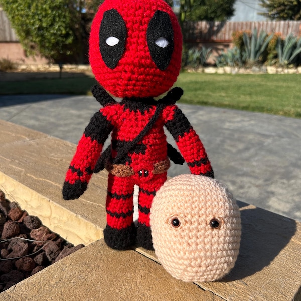 Deadpool & Wolverine Amigurumi Dolls - Crochet PDF Patterns by ...