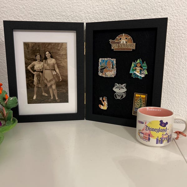 Pin Badge Display Metal-frame, Enamel Pin Display Box for Collector ...