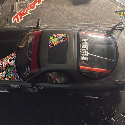 RC Car Truck Graffiti Sticker Bomb Sheet Car Truck Body Shell 1/10th ...