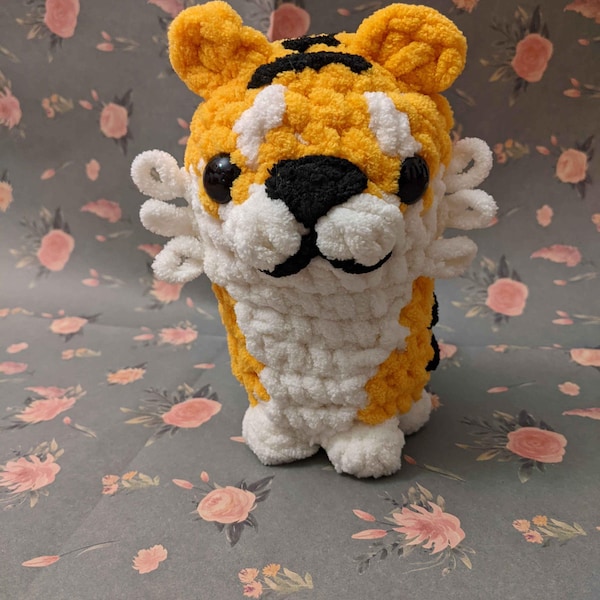 No Sew Chunky Tiger Amigurumi Crochet Pattern - Etsy