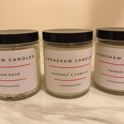 3 Handmade Soy Candle Gift Set Gift Set for Her Gift Set for Him. - Etsy