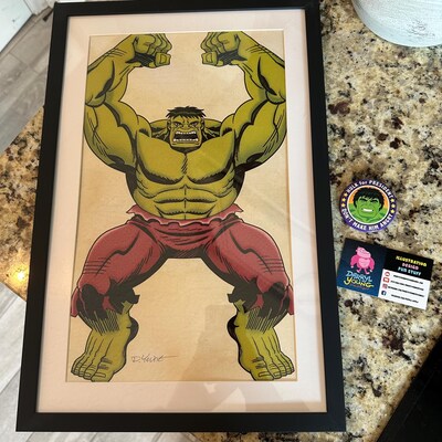 Incredible Hulk, Signed 11 X 17 Color Print by Darryl Young - Etsy