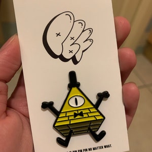 Bill Cipher Soft Enamel Pin - Etsy