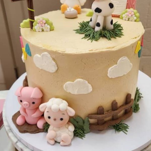 Safari Animal Themed Fondant Jeep Cake Topper - Birthday Cake Topper - Etsy