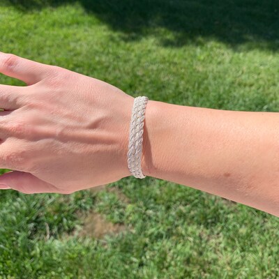 Sterling Silver Weaved Handmade Infinity Braided Earrings Lovely Boho ...