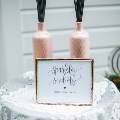 Sparkler Send off Template, Sparklers Printable, Sparklers Sign ...