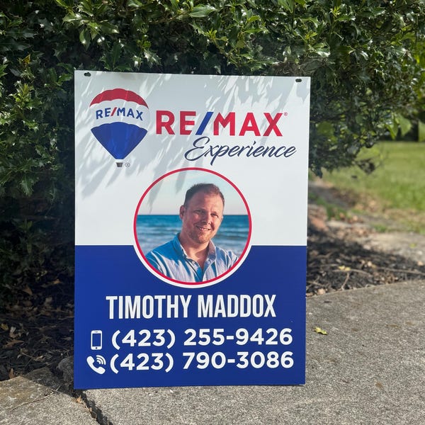 Real Estate Sign + PVC Post + Rider, for Sale, Open House, Realtor ...
