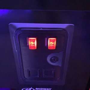 Full Size Arcade 3D Printed Coin Door With LED Credit Buttons - Etsy