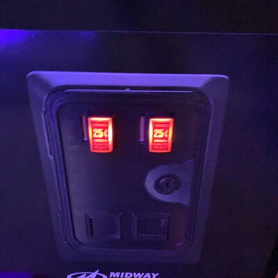 Full Size Arcade 3D Printed Coin Door With LED Credit Buttons - Etsy