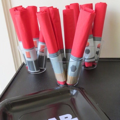 Star Wars Party Lightsaber Napkin Rings - Etsy