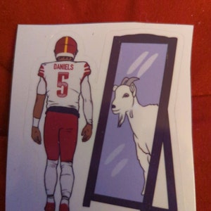 Justin Jefferson Griddy Sketch Glossy Sticker (3”, Water Resistant ...