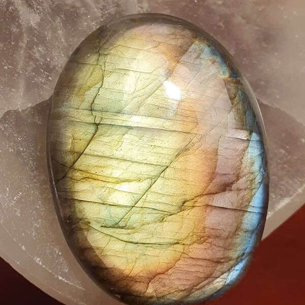 Amazing Unique Multi Rare Flashy Natural Labradorite Cabochon Pendant ...