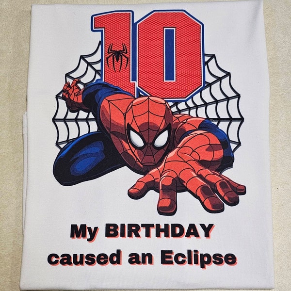 Spiderman 10th Birthday Boy PNG : Cake Topper PNG (digital Download) - Etsy