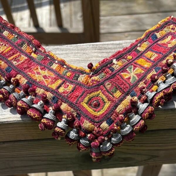 Colombian Mola Vintage Applique Cloth Pouch Textile Art From South ...