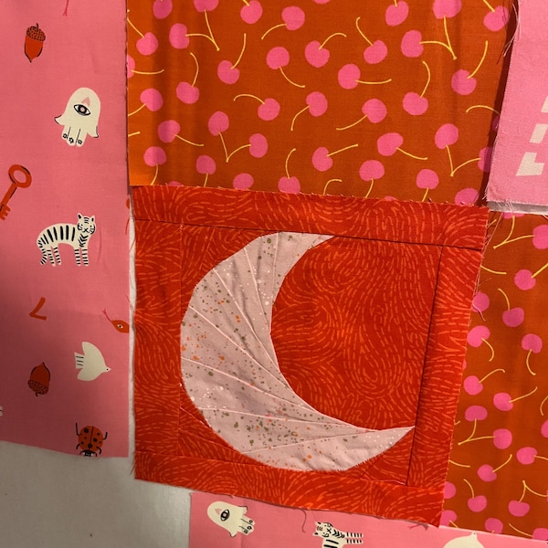 Moon in 5 Sizes, 5" 6" 7" 8" 10" Crescent Moon. Easy Single Unit FPP ...