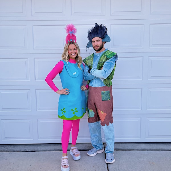 Trolls Inspired Hair Headband Headband Poppy Troll Headband Wig Pink ...