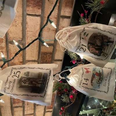 Outlander Inspired Advent Calendar Christmas Bags Sassenach Jamie ...