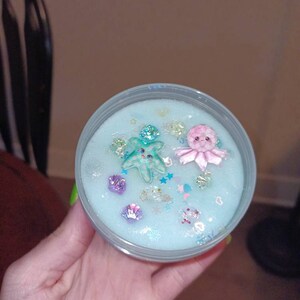 Alien Goo Neon Green Clear Slime Greet Apple Scented Great for Pops and ...