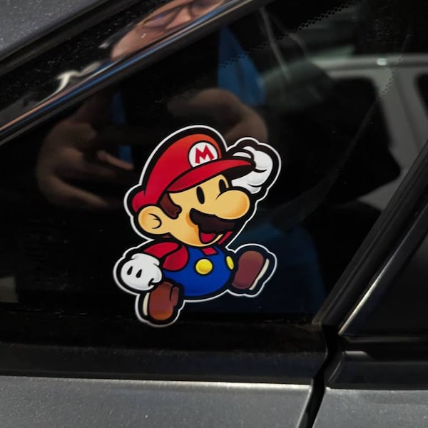 PAPER MARIO Vinyl Decal From Super Mario Bros. Sticker for Almost ...