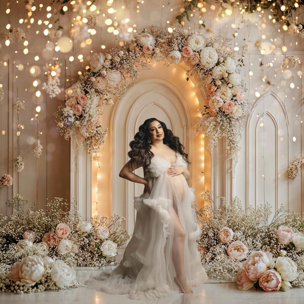 Midnight Stardust Photography Backdrop Glittering Digital Background ...