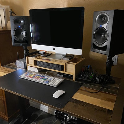 Solid Wood Desk the Westley Modern Farmhouse Style Laptop Table ...