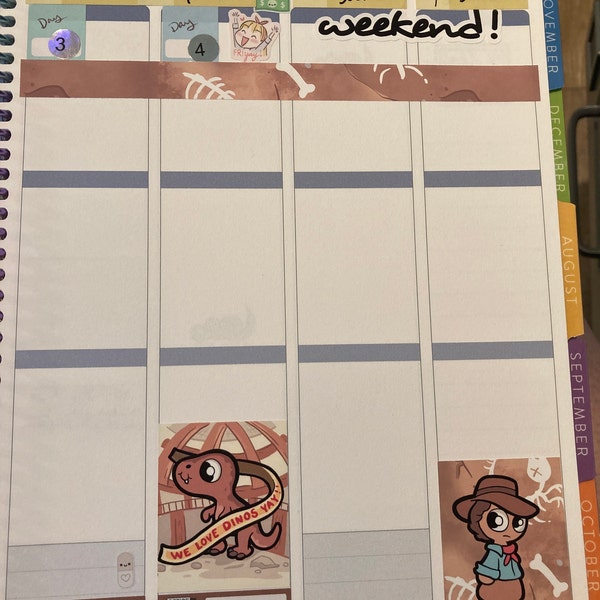 D063 / Soft Stickers Digital and Printable Stickers, Silhouette Cut ...