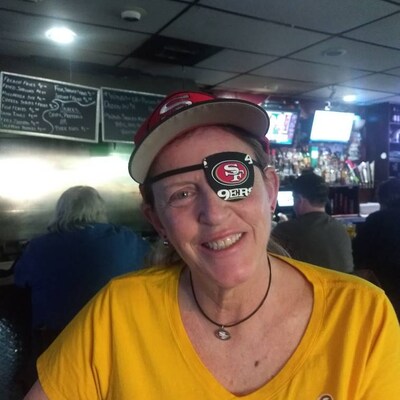 Handmade Adult Unisex SAN FRANCISCO 49ers Eye Patch./vision Care/eye ...