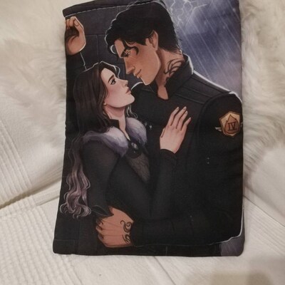 Poppy & Hawke from Blood and Ash Magnetic Handmade Bookmark Mini Poster ...