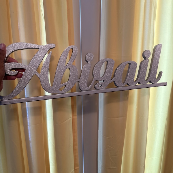 Personalized Name Sign / Custom Name Piece / Wooden Name Sign / Sweet ...