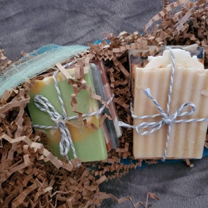 Soap Sample Pack Handmade Soap Variety Stack Mini Soap Bundle Travel ...