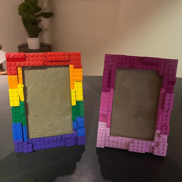 4x6 LEGO® Handmade Frame, LEGO® Unique Gift, LEGO® Handcrafted Frame ...