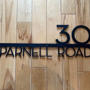 10 Inch Metal House Numbers and Letters, Modern House Numbers, Classic ...