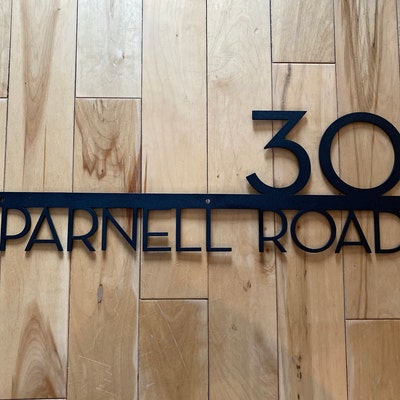 Extra Large House Numbers, House Number Plaque, Modern House Numbers ...