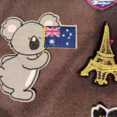 Large 'have A Nice Day' Embroidered Patch Iron on Applique Badge ...