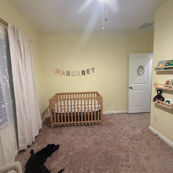 Custom Fabric Baby Name Banner - Etsy