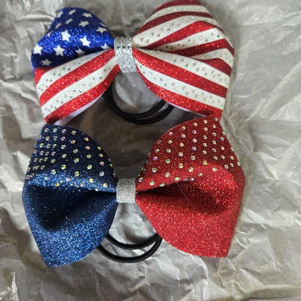 STREAMERS Cheer RIBBON Bows, Cheer Squad Bows With Text Cheer Bows ...