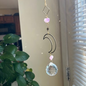 Amethyst Crystal Suncatcher, Light Catcher, Charming Home Decor, Prism ...