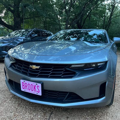 Driving the Getaway Car License Plate Frame, Funny Gen Z Car Bumper ...