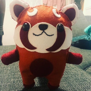 Red Panda SEWING PATTERN PDF Make Your Own Plush Animal Toy - Etsy