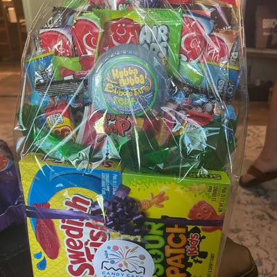 Sugar Burst Candy Cake Large - Etsy