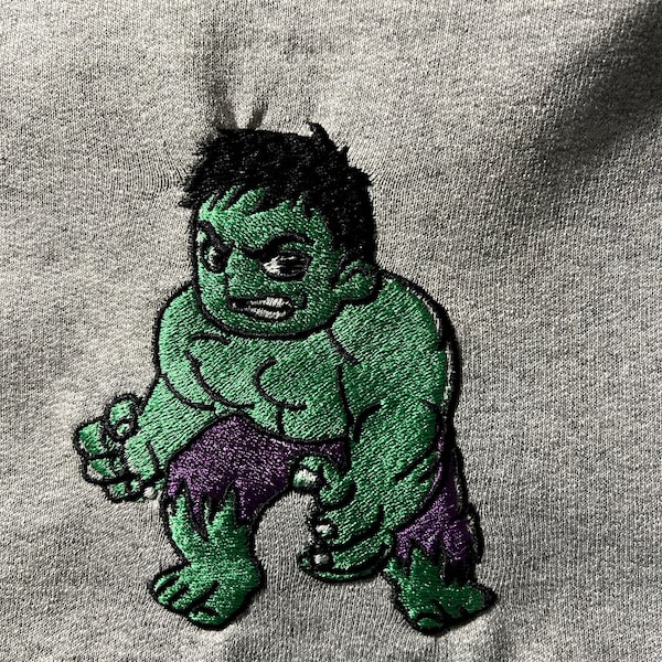 Hulk Embroidery Design - 5 SIZES - Etsy
