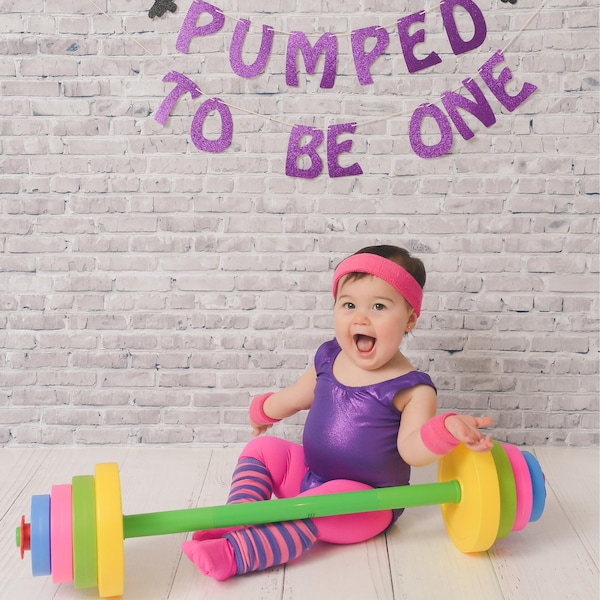 Custom Dumbbell Banner, Fitness Party Decor, Weightlifter Birthday ...