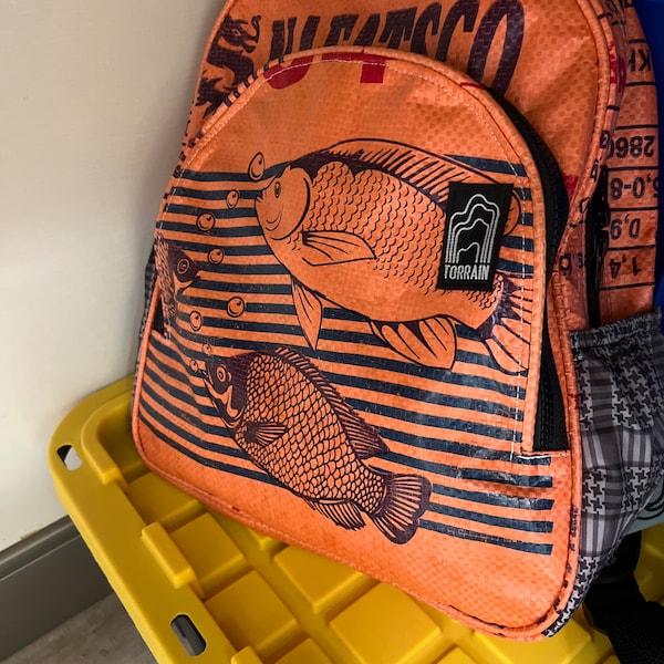 Recycled Lightweight Eco Small Backpack - Etsy